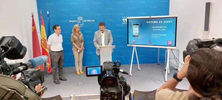 La Región, primera comunidad en probar el sistema de alerta 112 en los ...